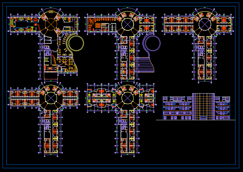 Kaslik Workshop | Curved Hotel Plans with Pool