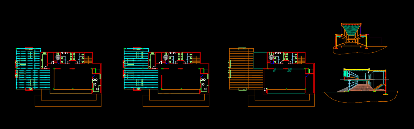 Kaslik Workshop | Exhibition Hall Section With Perspective