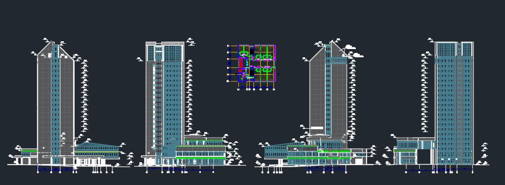 Kaslik Workshop | Curved Hotel Plans with Pool