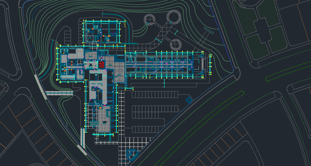 Hospital Building Plans Dwg