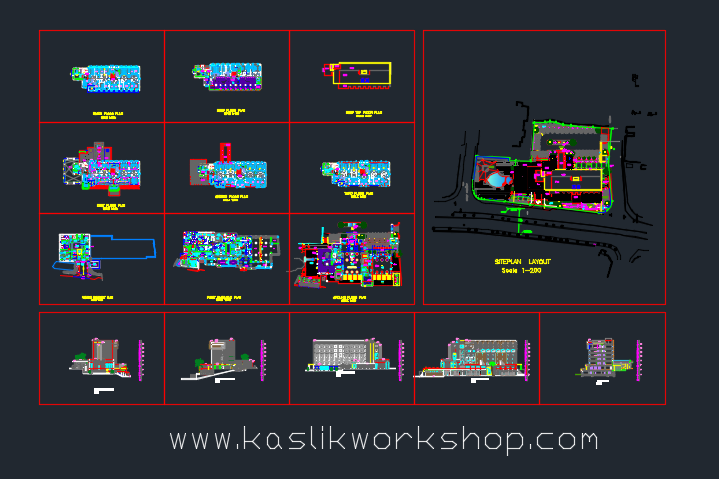 Kaslik Workshop | Hotel Full Project 2D