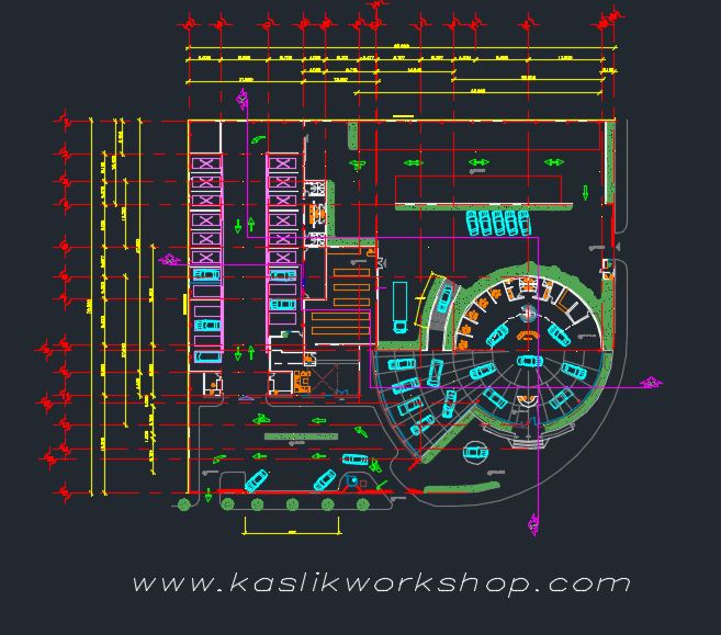 Kaslik Workshop | Car Showroom 2D