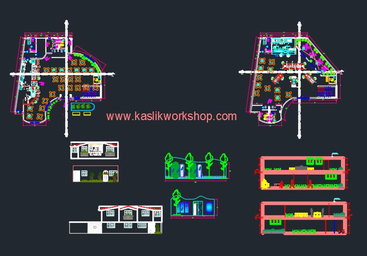 Kaslik Workshop | 2D Restaurant Design