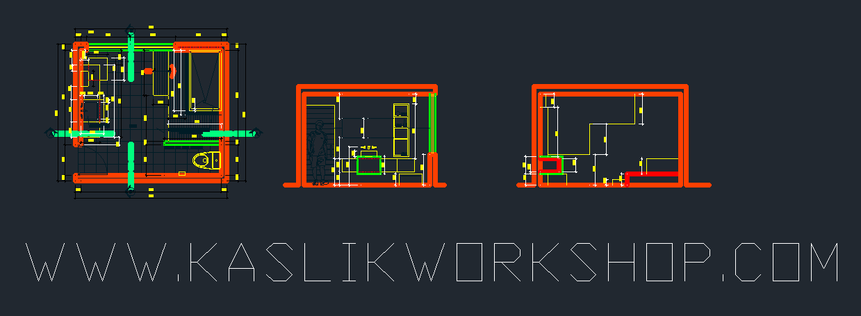 Kaslik Workshop | 2D Bathroom Plan